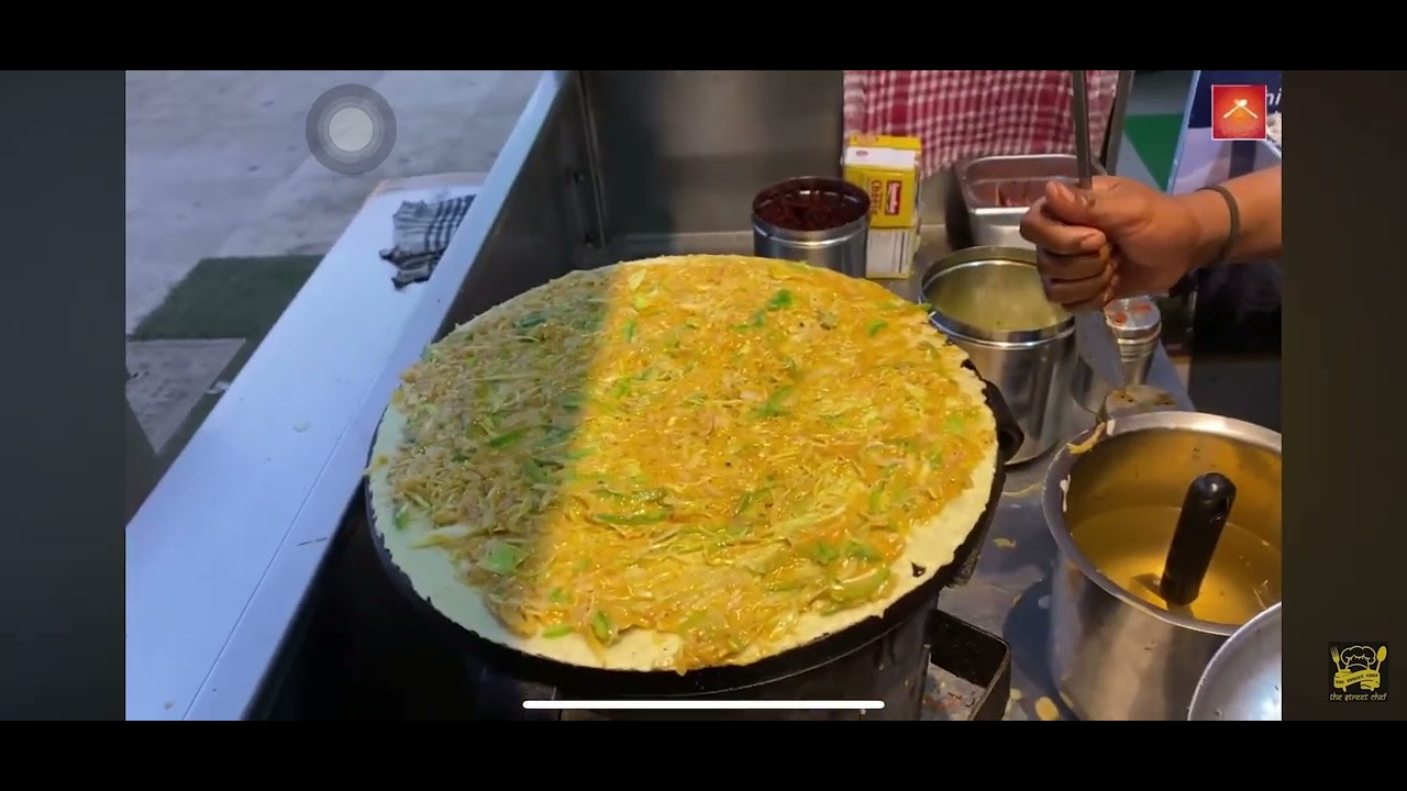 Heart Shaped Dosa Indian Street Food - YouTube