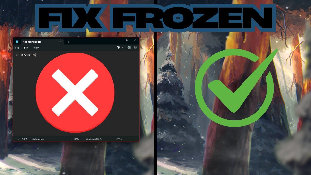 Fix Frozen Programs FAST with Task Manager Windows - YouTube