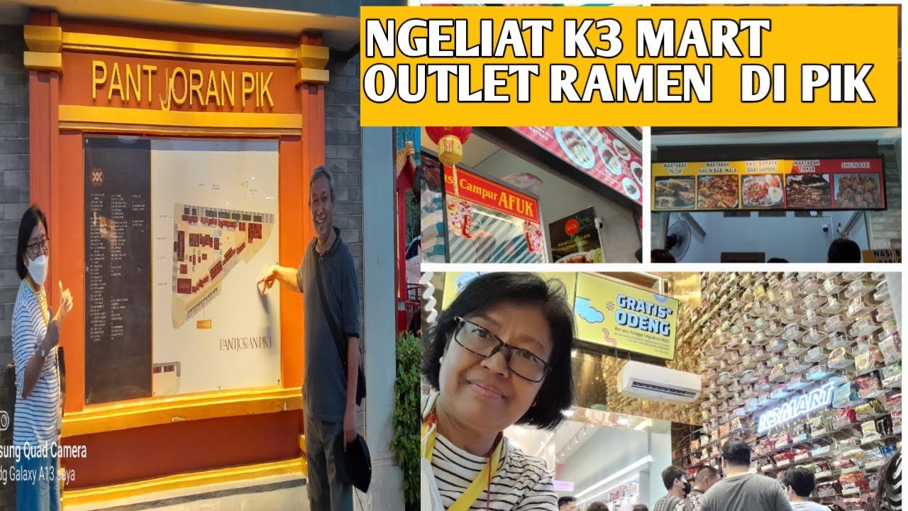 Vlog 144 : NGELIAT K3 MART OUTLET RAMEN DI PIK - YouTube