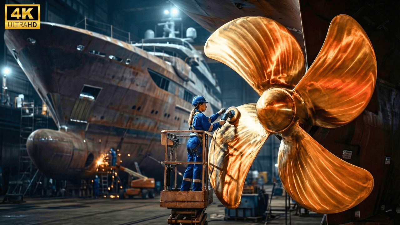 Inside the Mega Yacht Factory: Building a $500 Million Superyacht (Full ...