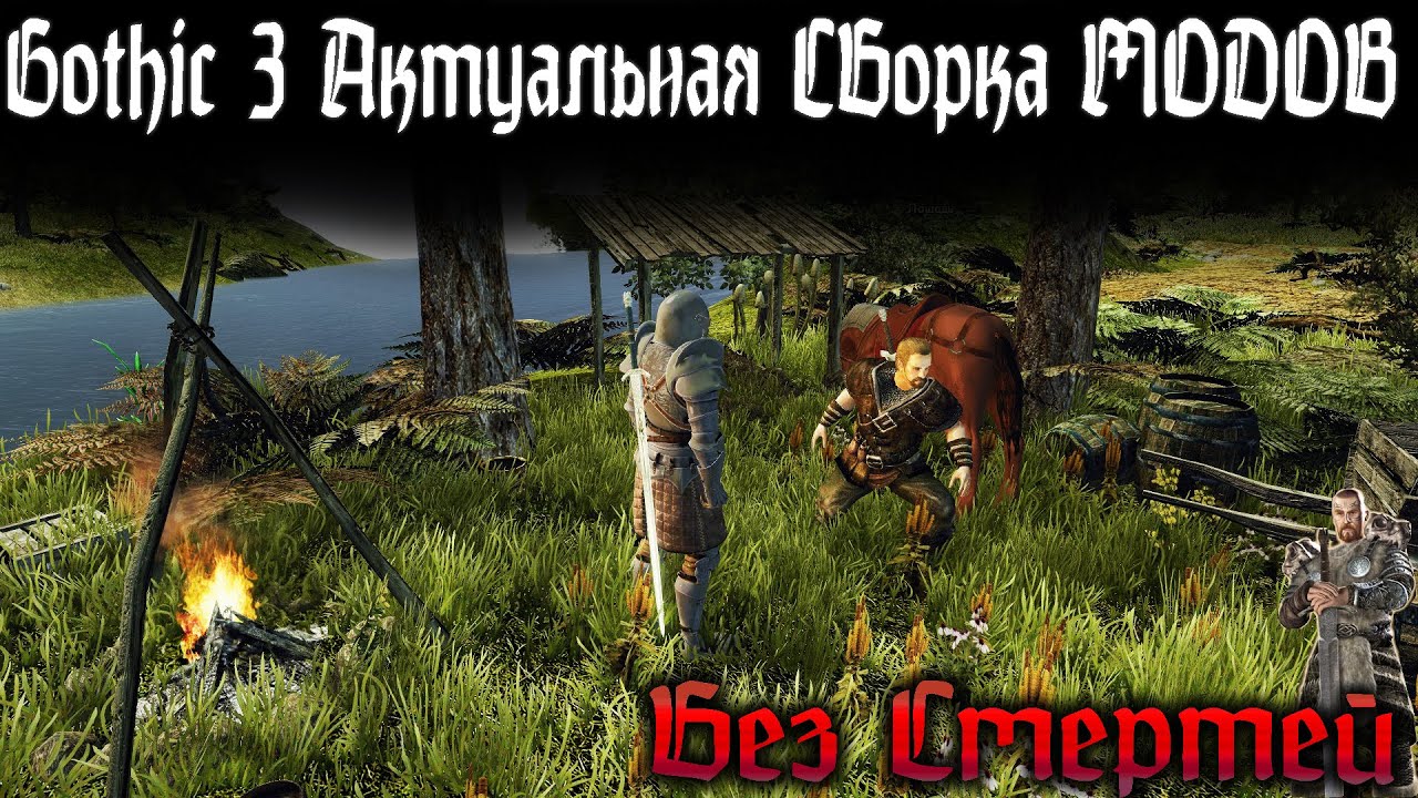 [5] ЩИТ и МЕЧ = НОВАЯ МЕТА | БЕЗ СМЕРТЕЙ | Готика 3 Юнион | GOTHIC 3 ...