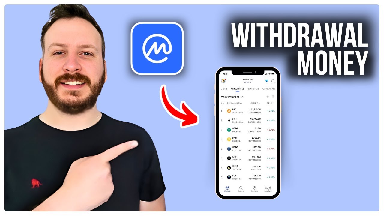 CoinMarketCap Withdrawal Tutorial - YouTube