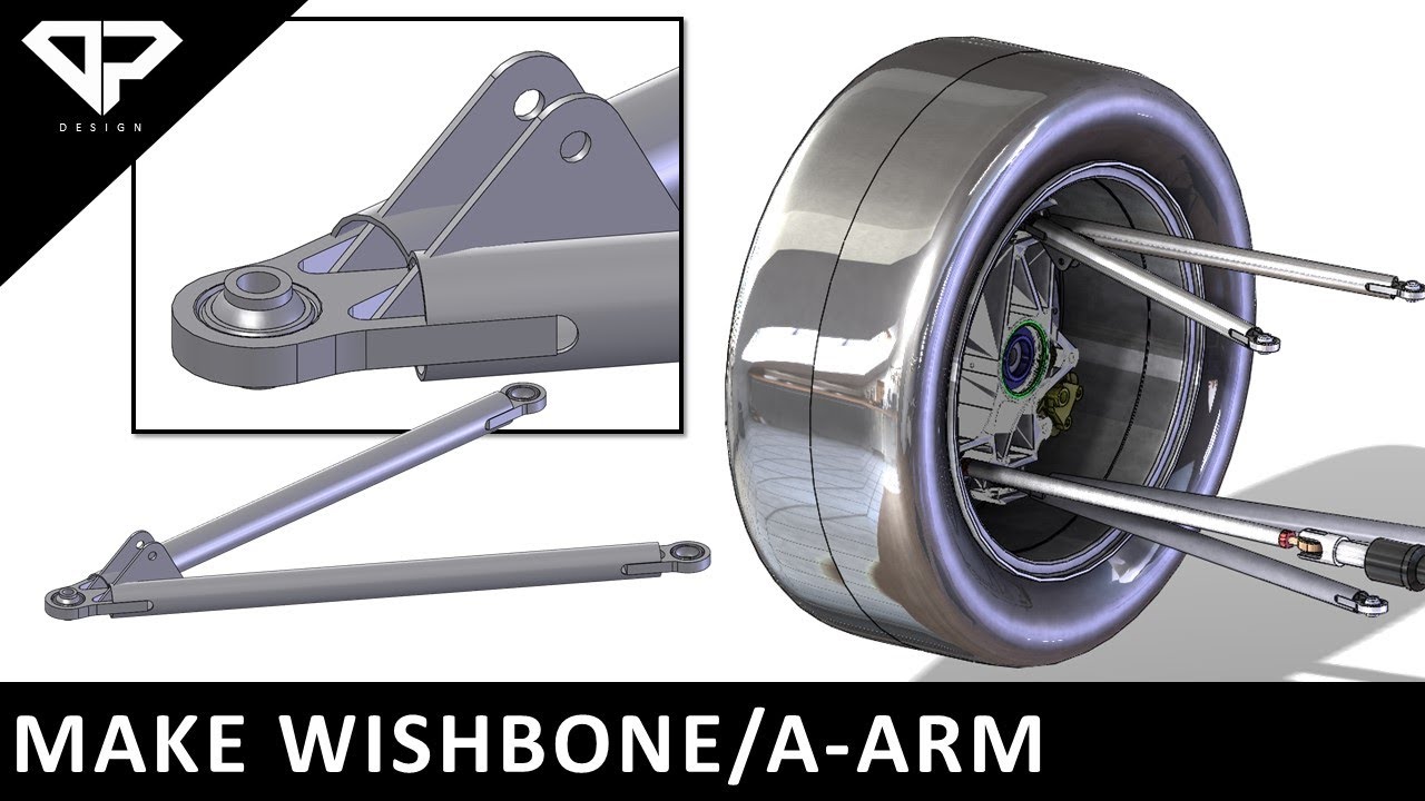 How to build Wishbon/A-arm in Solidworks using Top-down Assembly ...