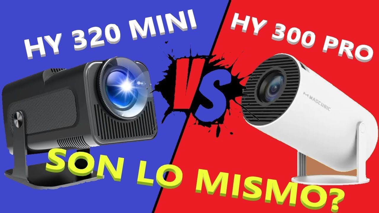 PROYECTOR HY 320 MINI VS HY 300 PRO ¿SON LO MISMO? - YouTube