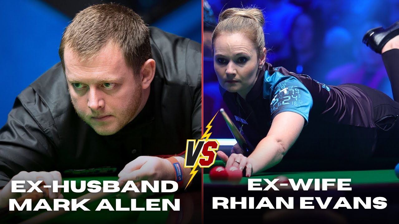 Ex-Husband vs Ex-Wife in Snooker | Mark Allen vs Rhian Evans - YouTube