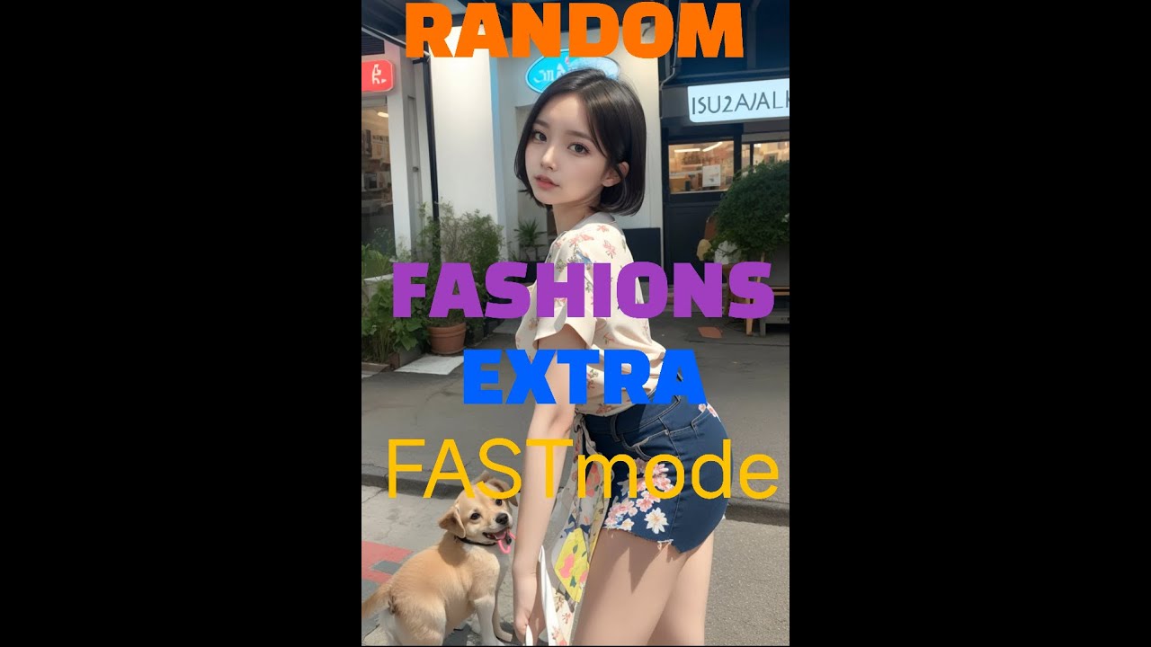 [4K Ai LooKBooK] RANDOM Fashions collection(Extra Mode) 1, 무작위패션 추가 확장모음, - YouTube