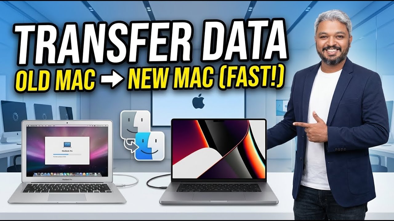 💻 How to Transfer Data from Old Mac to New Mac (Migration Assistant ...