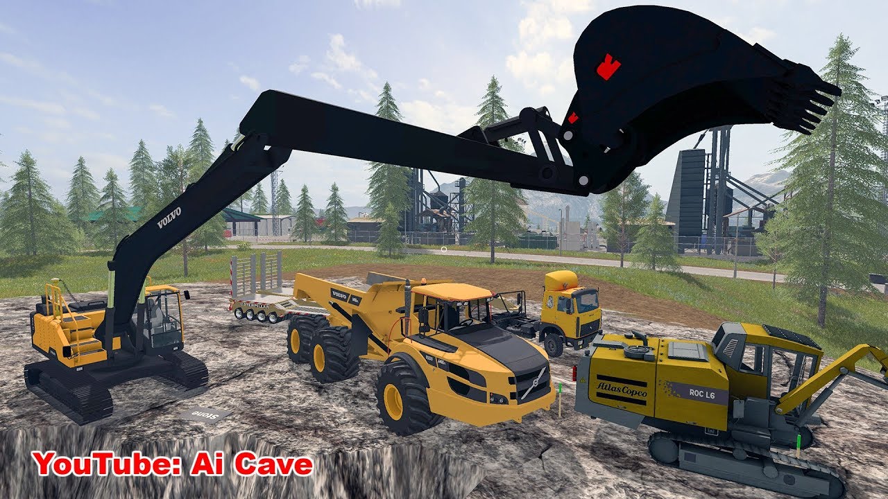 New Volvo Mining Equipment EC300E Excavator & A40G Truck - Farming ...