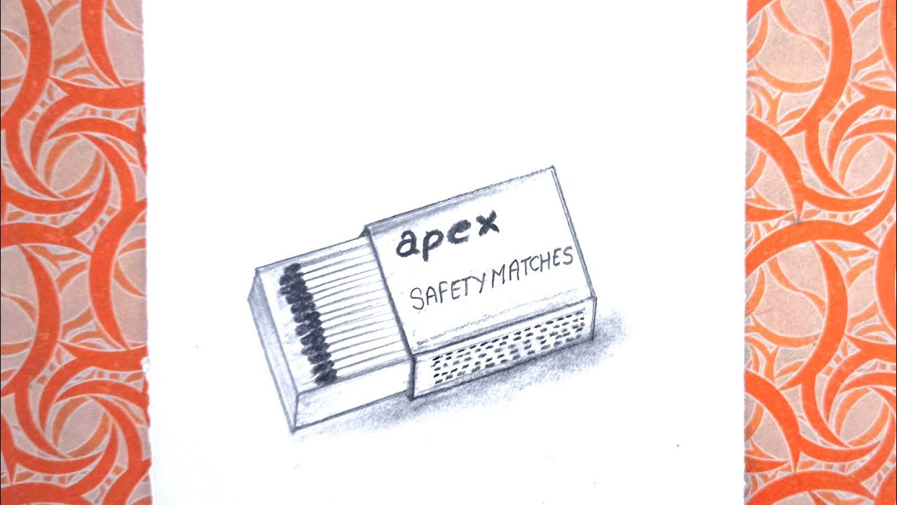 Matches Drawing/ Matchstick Drawing Easy Step By Step/ How to Draw ...