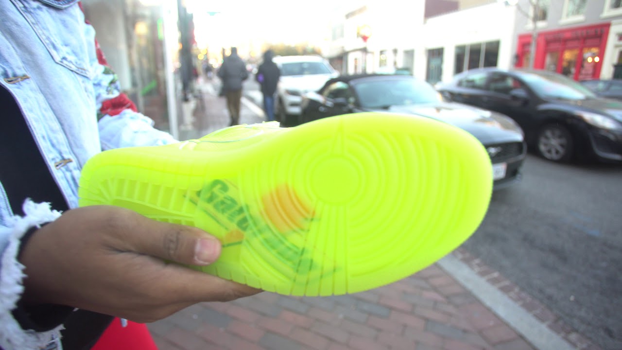 Air Jordan 1 Gatorade “Lemon-Lime” (Dope or Nope) - YouTube