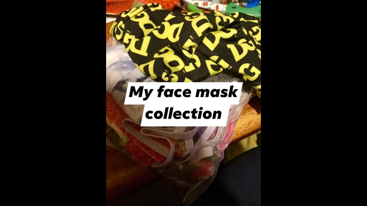 My face mask collection - YouTube