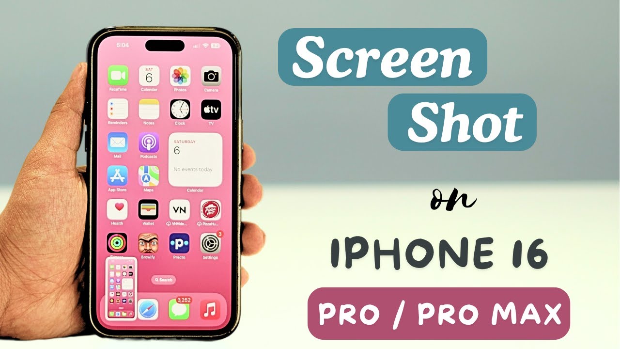 How to Screenshot on iPhone 16 Pro & iPhone 16 Pro Max - YouTube