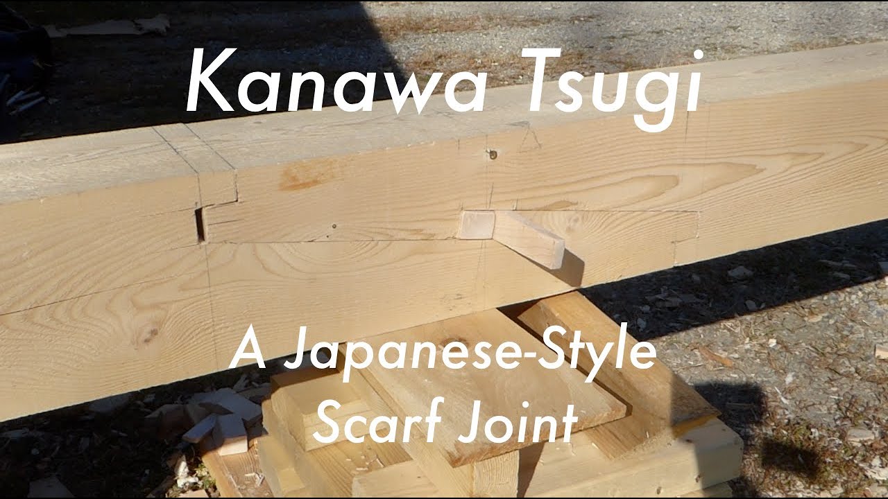 A Japanese-Style Scarf Joint - Kanawa Tsugi - YouTube