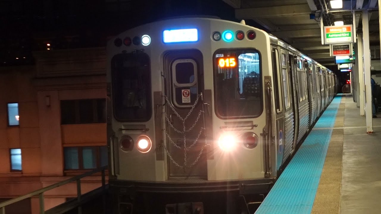CTA 'L' System : Cottage Grove Bound Bombardier 5000-Series Green Line ...