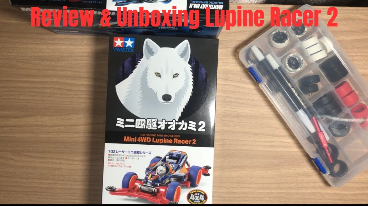 Unboxing dan Review Lupine Racer 2 AR Chassis 18102 Tamiya ミニ四駆 Mini ...