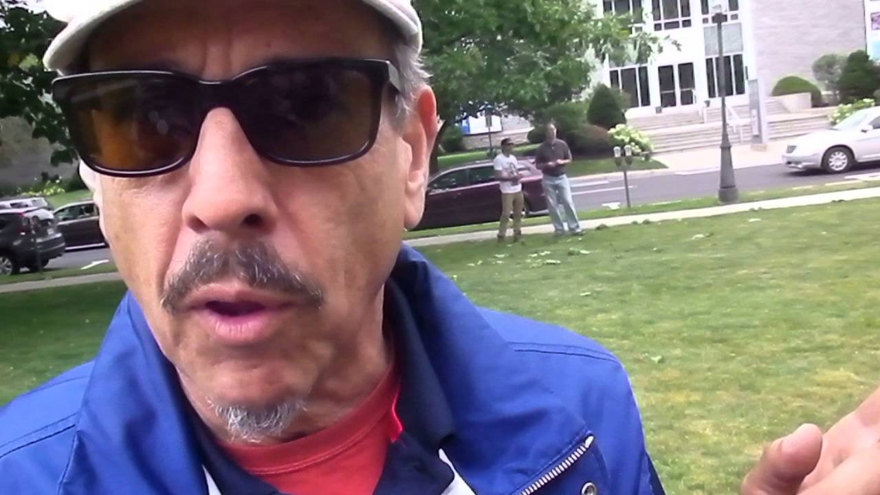 John Bosnitch is confronted by the Blogger in front of the New ...