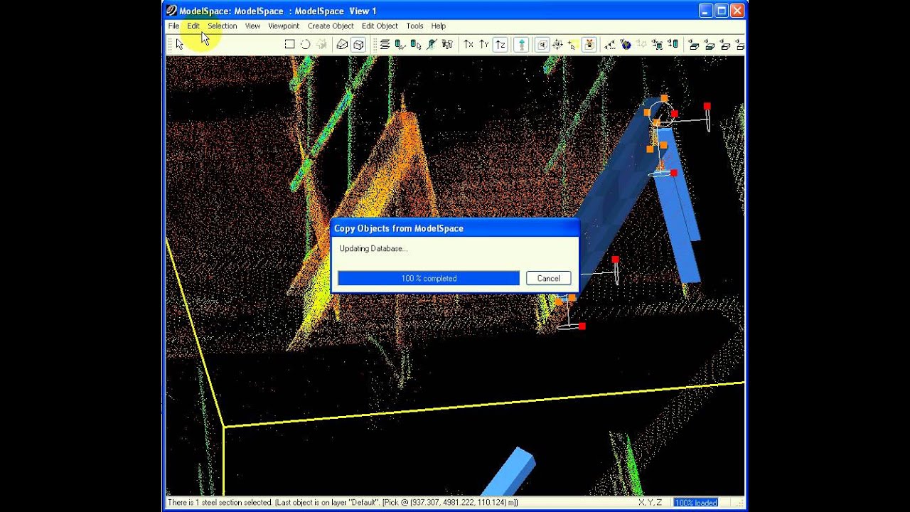 Leica Cyclone, Looks down the beam method - non orthometric objects ...
