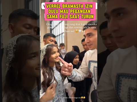 Verrel Bramasta Izin dulu mau pegangan tangan sama Fuji saat Fashion Show #fuji #verrelbramasta