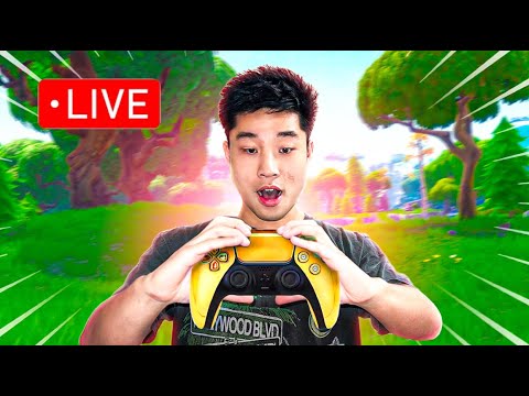 *LIVE* Fortnite on Controller (WEBCAM) - YouTube