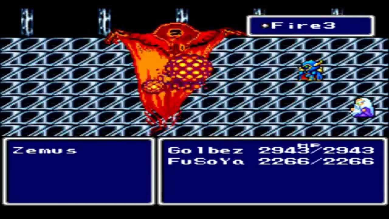 Final Fantasy IV Chapter 12 The Final Battle Zeromus Full Screen - YouTube