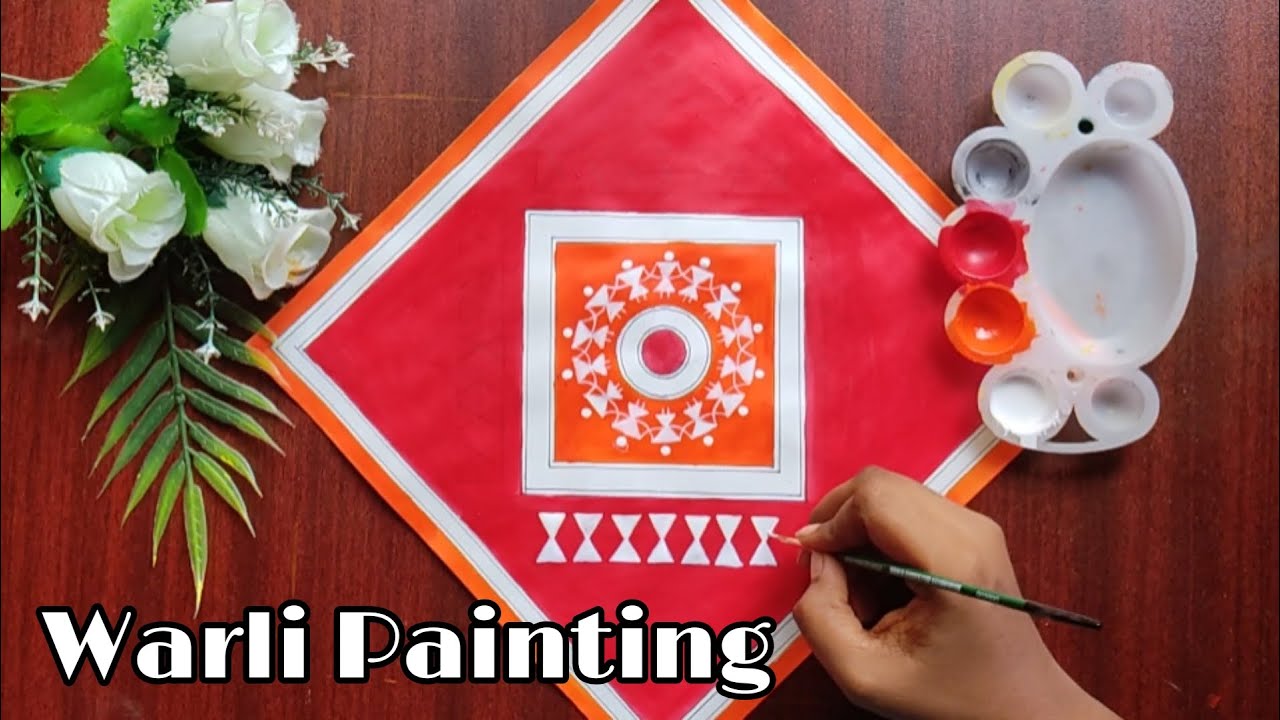 Warli Painting | Indian Folk Art - I | Easy for Beginners | Step By ...