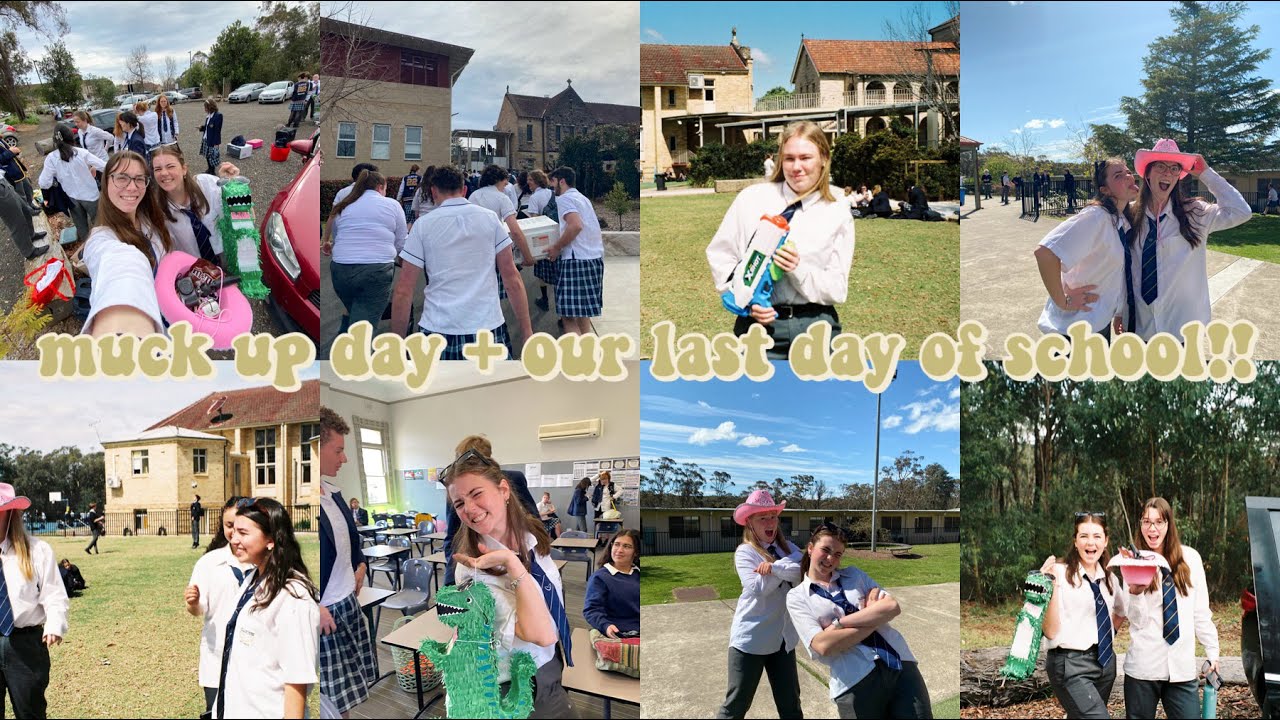 year 12 chronicles | muck up day + last day of classes!! | school vlog ...