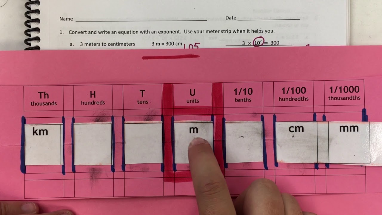 Metric conversions with slider - YouTube