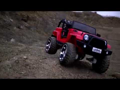 4 wheel drive Crawler ride on truck - YouTube