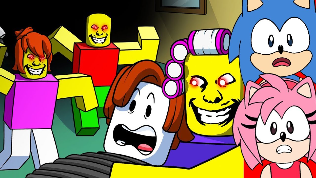Sonic And Amy Watch WEIRD STRICT Family Reunion?! (Roblox Cartoon ...