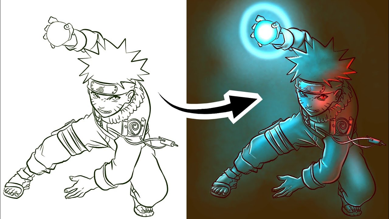 How To Draw Naruto | Draw With Shapes | Easy Step by Step - YouTube
