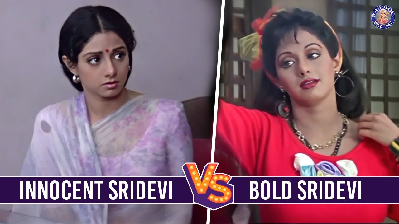 Innocent Sridevi V/S Bold Sridevi | Sridevi Judwaa Scene | Chaalbaaz ...