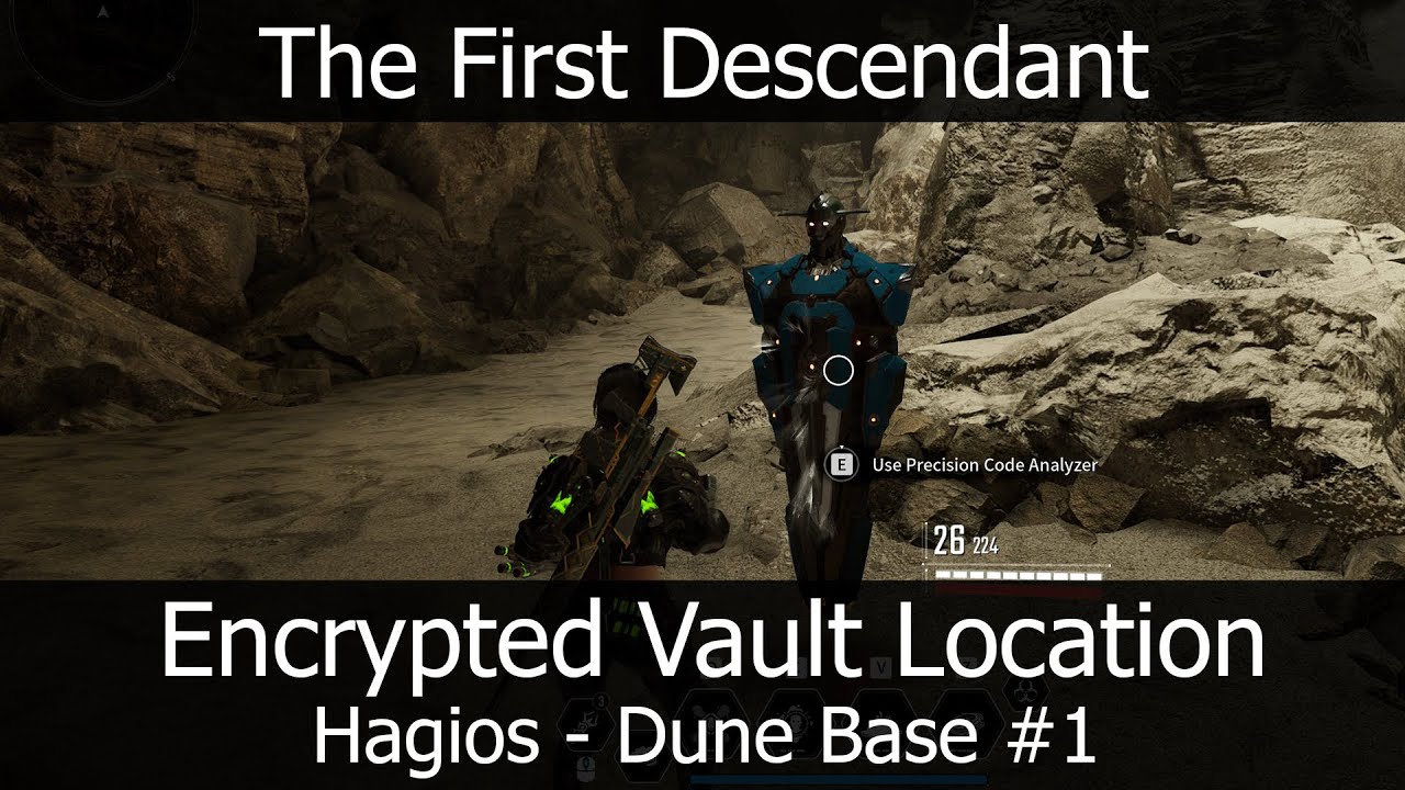 The First Descendant Encrypted Vault Location - Hagios - Dune Base #1 ...
