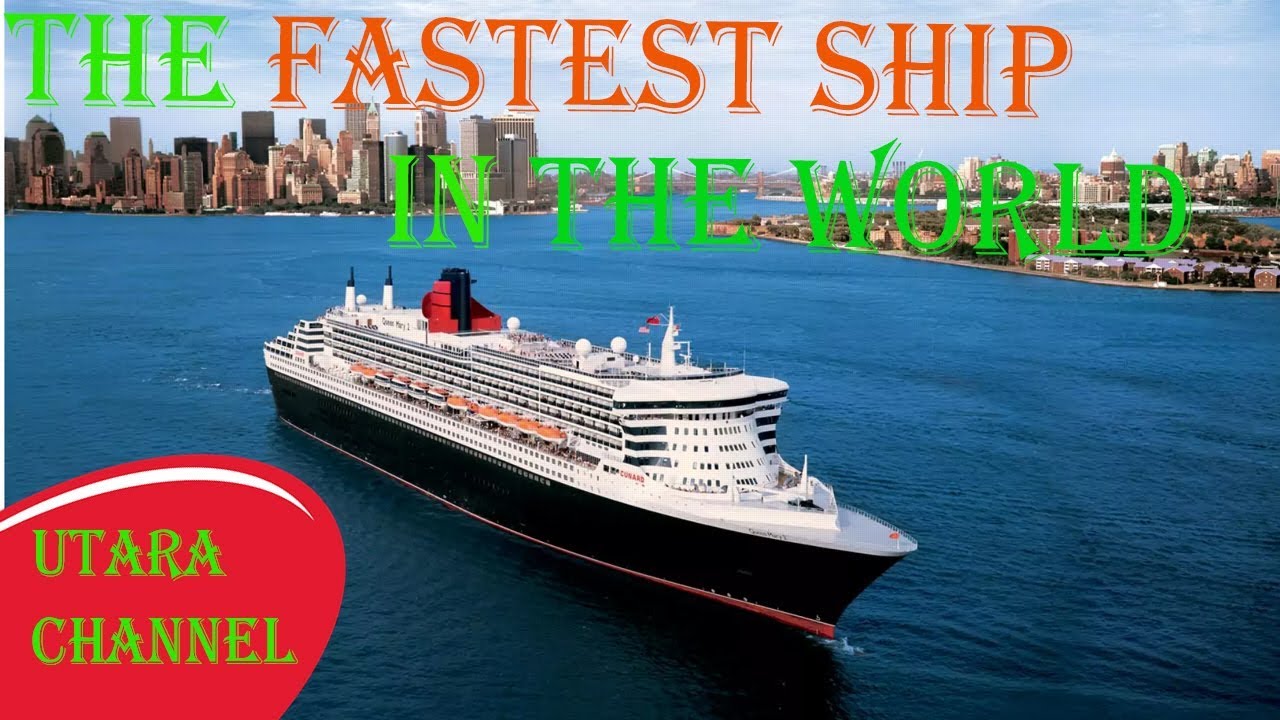 Information about the fastest ship in the world - YouTube