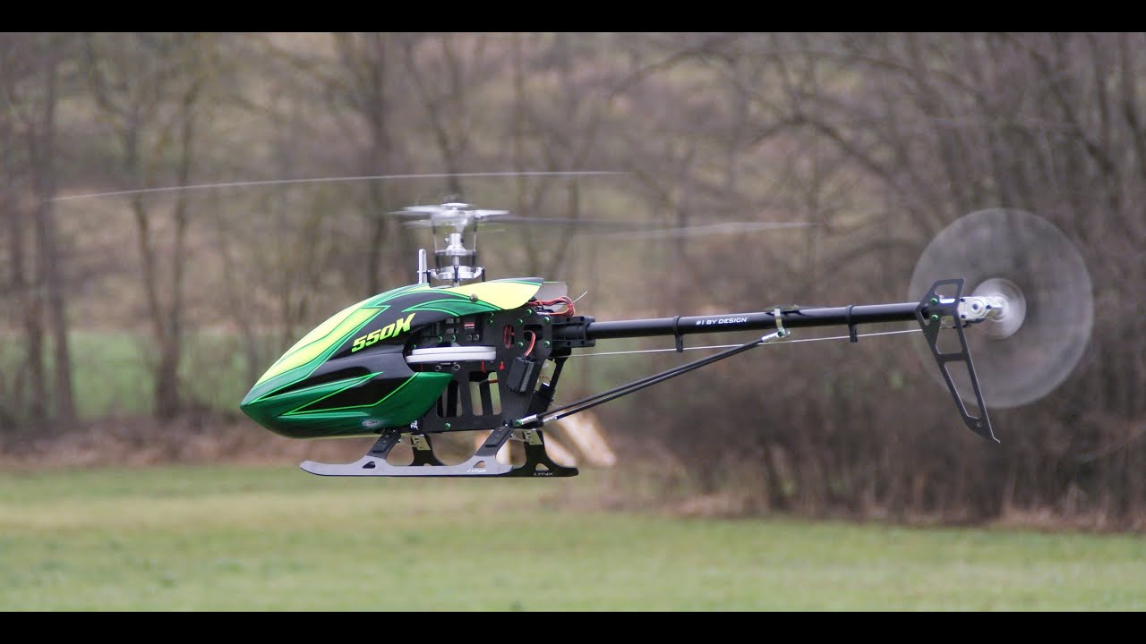 E-flite Blade 550X Testflight with new Canopy and Upgrades - YouTube