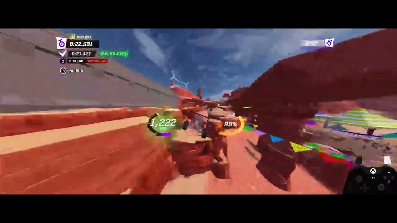 Fortnite Rocket Racing | Dust Up 2 Speedrun | 44.803 - YouTube