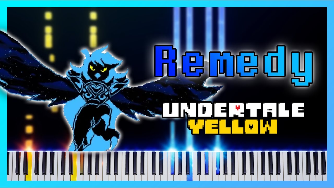 Remedy [Piano Cover] - Undertale Yellow OST - YouTube
