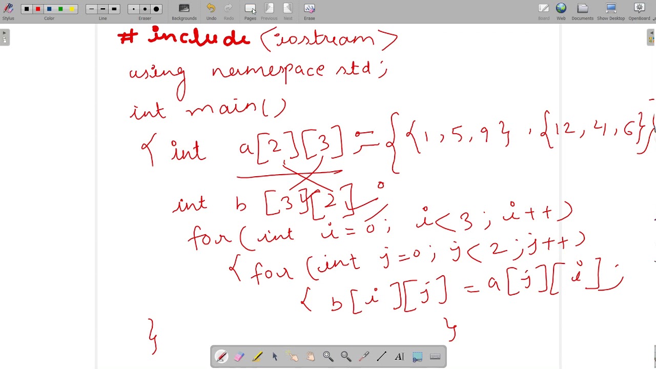 Sum of Two Matrices in C++ - YouTube