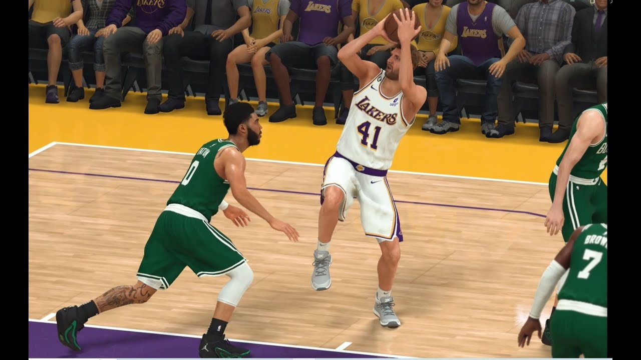 Dirk Nowitzki's best signature one leg fade away shot | 66 points vs ...