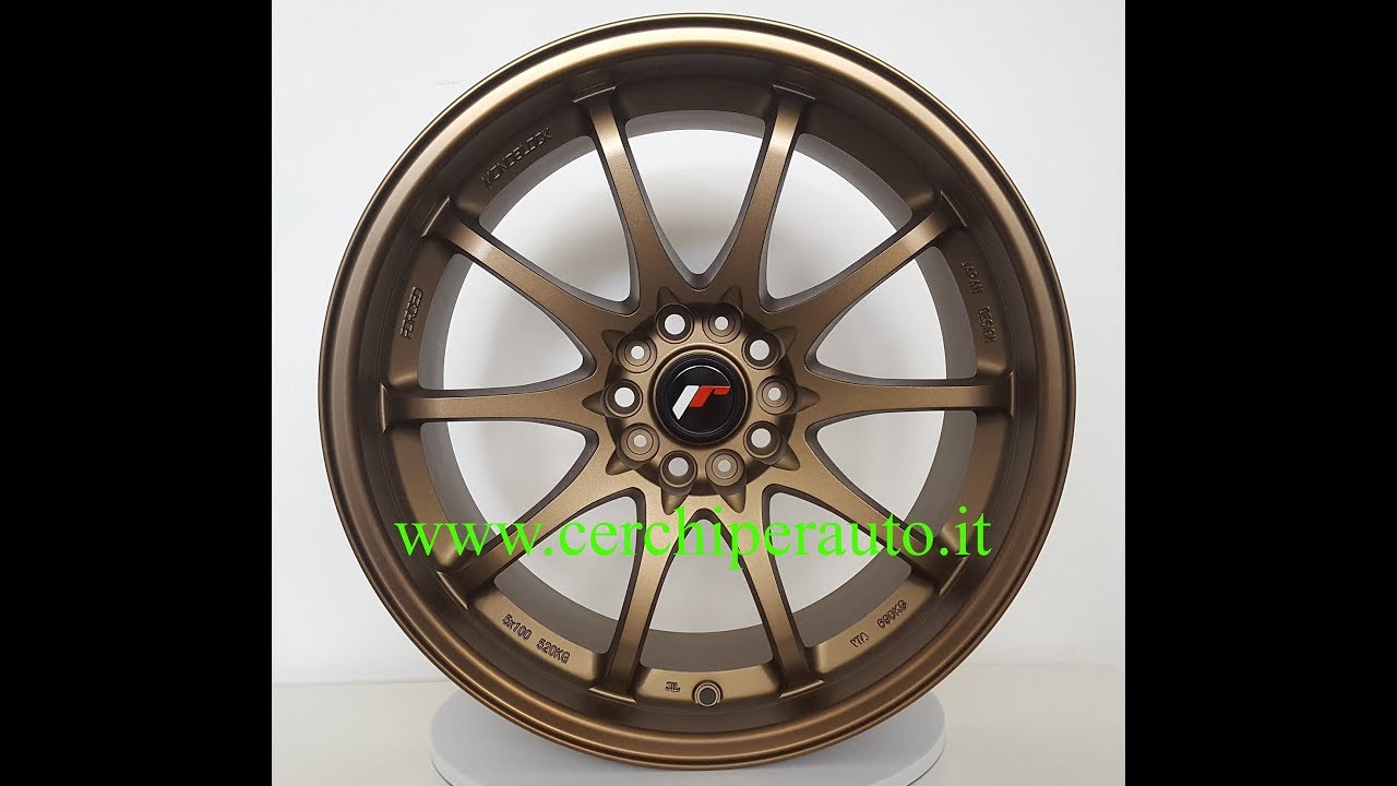 JAPAN RACING JR5 ALLOY WHEELS - Cerchiperauto.it - YouTube