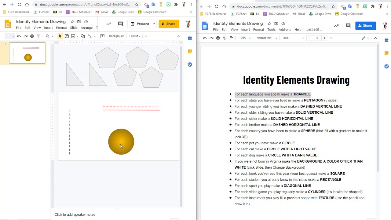 Identity Elements Drawing Tutorial - YouTube