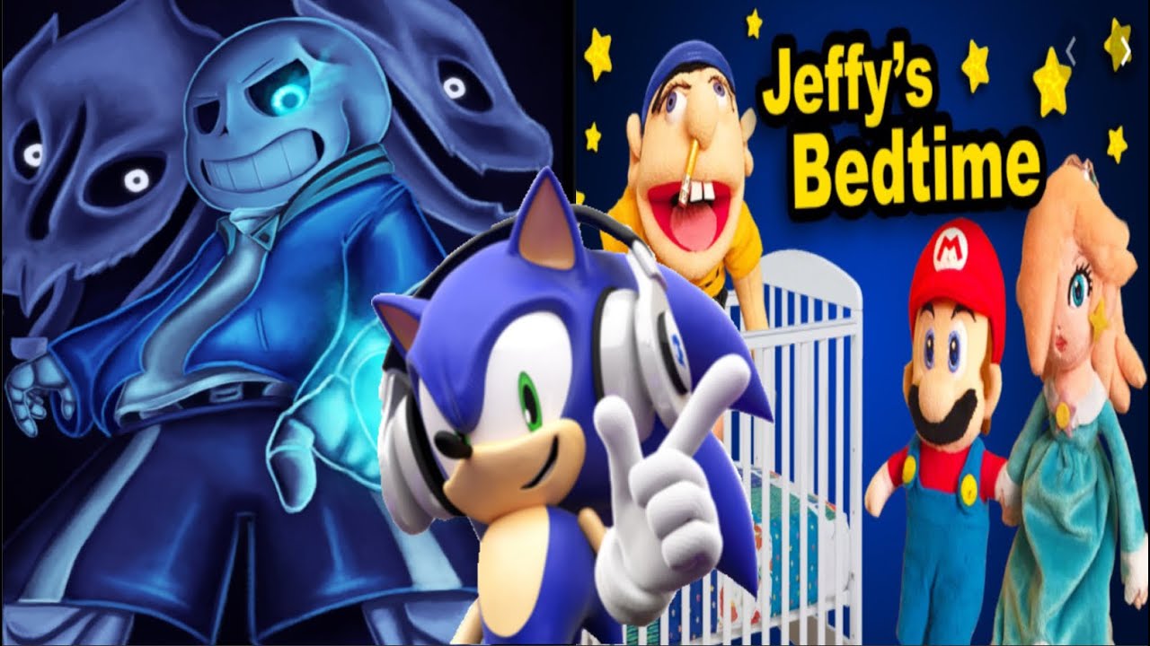 Double reaction | jeffy’s bedtime and sans song - YouTube