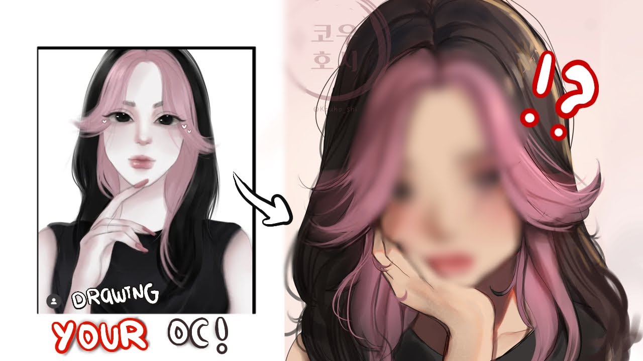 DRAWING YOUR OCs in MY STYLE! - YouTube