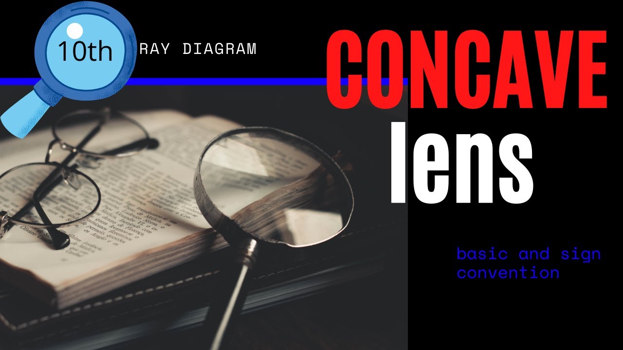 CONCAVE LENS BASIC AND SIGN CONVENTION - YouTube
