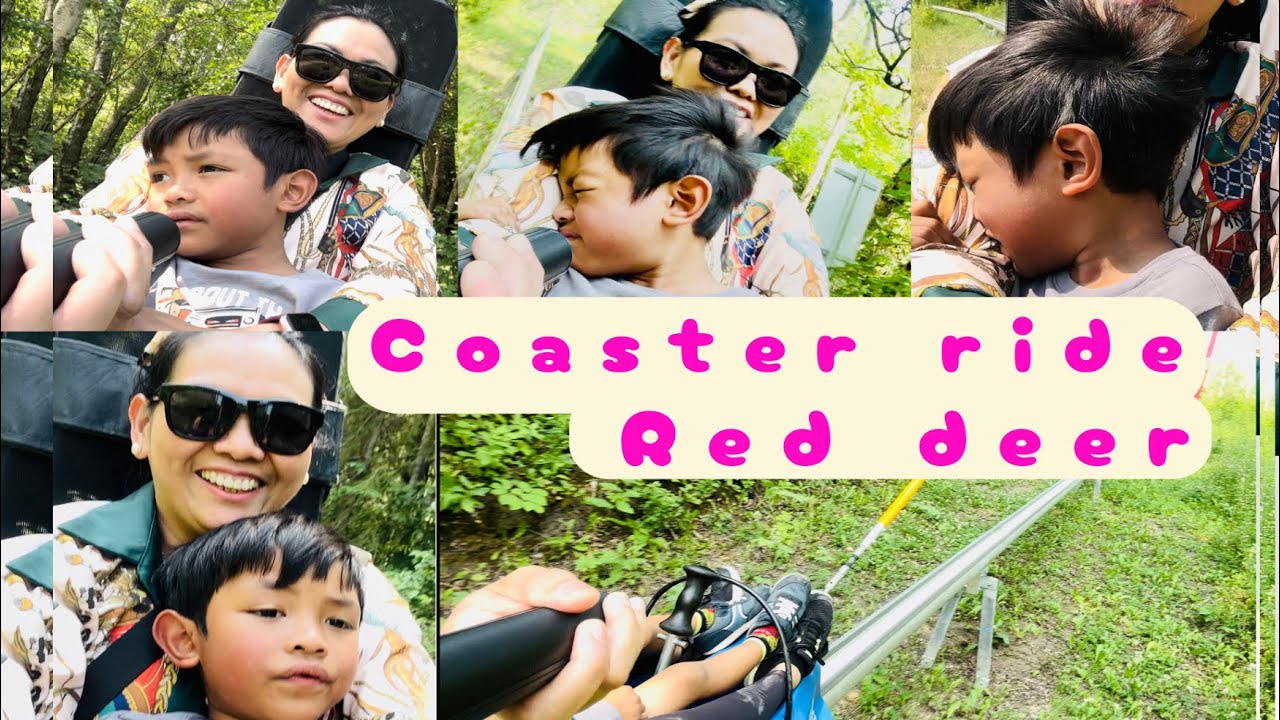 Coaster riding ni liam. Red deer canyon ski resort - YouTube