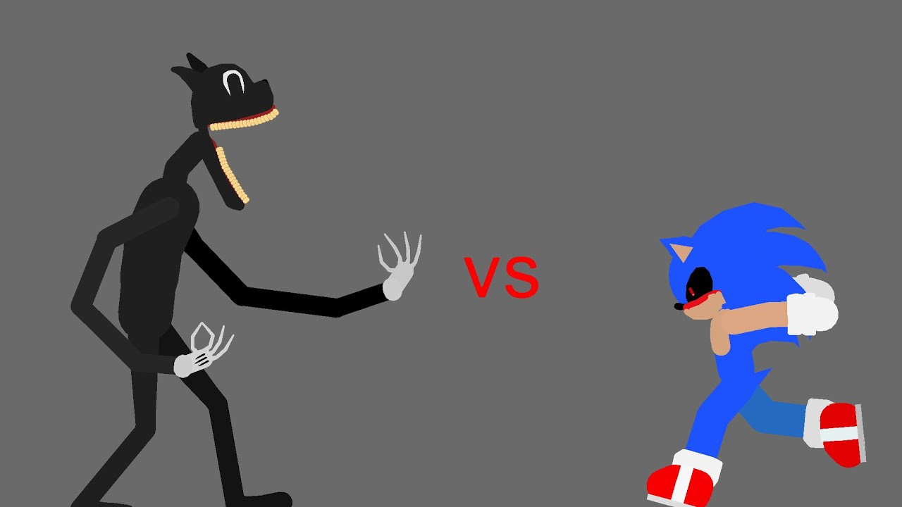 Cartoon cat vs Sonic.exe stick nodes - YouTube