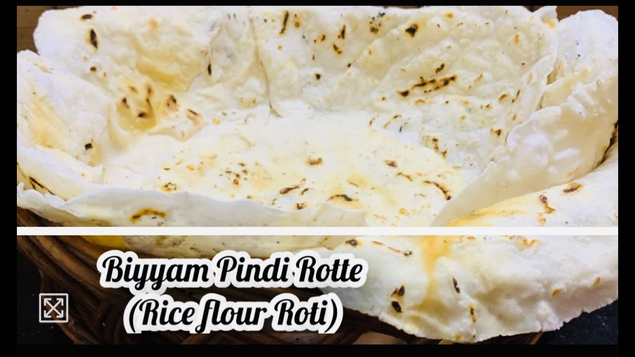 Rice Flour Roti | Biyyam Pindi Rotte - YouTube
