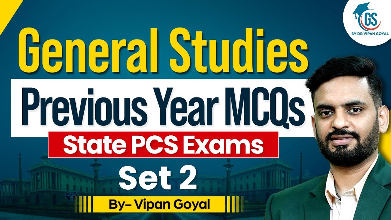 General Studies Previous Year MCQs State PCS Exams Set 2 by Dr Vipan Goyal l important for 2023 ...