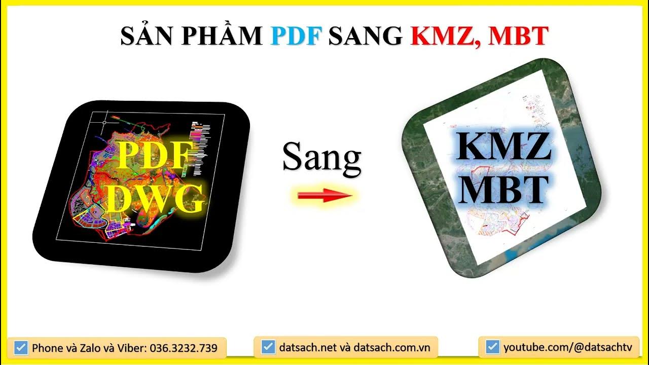 10. SẢN PHẦM PDF, DWG SANG KMZ, MBT - YouTube