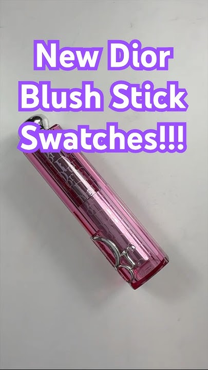 NEW Dior Rosy Glow Blush Sticks! Swatches of Pink, Rosewood, Cherry, Berry | Compared to Rare ...