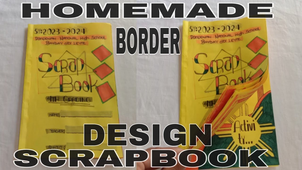 HOW TO MAKE SCRAPBOOK BORDER FOR SCHOOL PROJECT 2023 IDEAS - YouTube